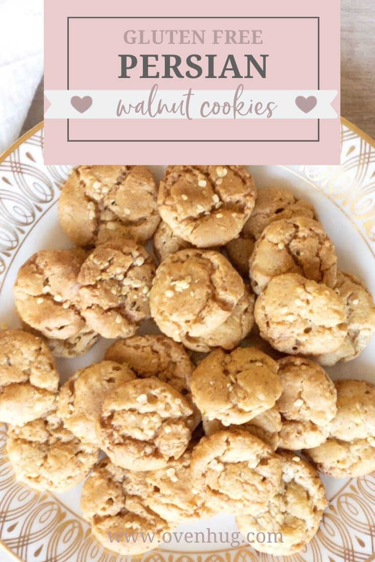 Gluten-Free Persian Walnut Cookies | Naan Gerdooee Recipe - Oven Hug